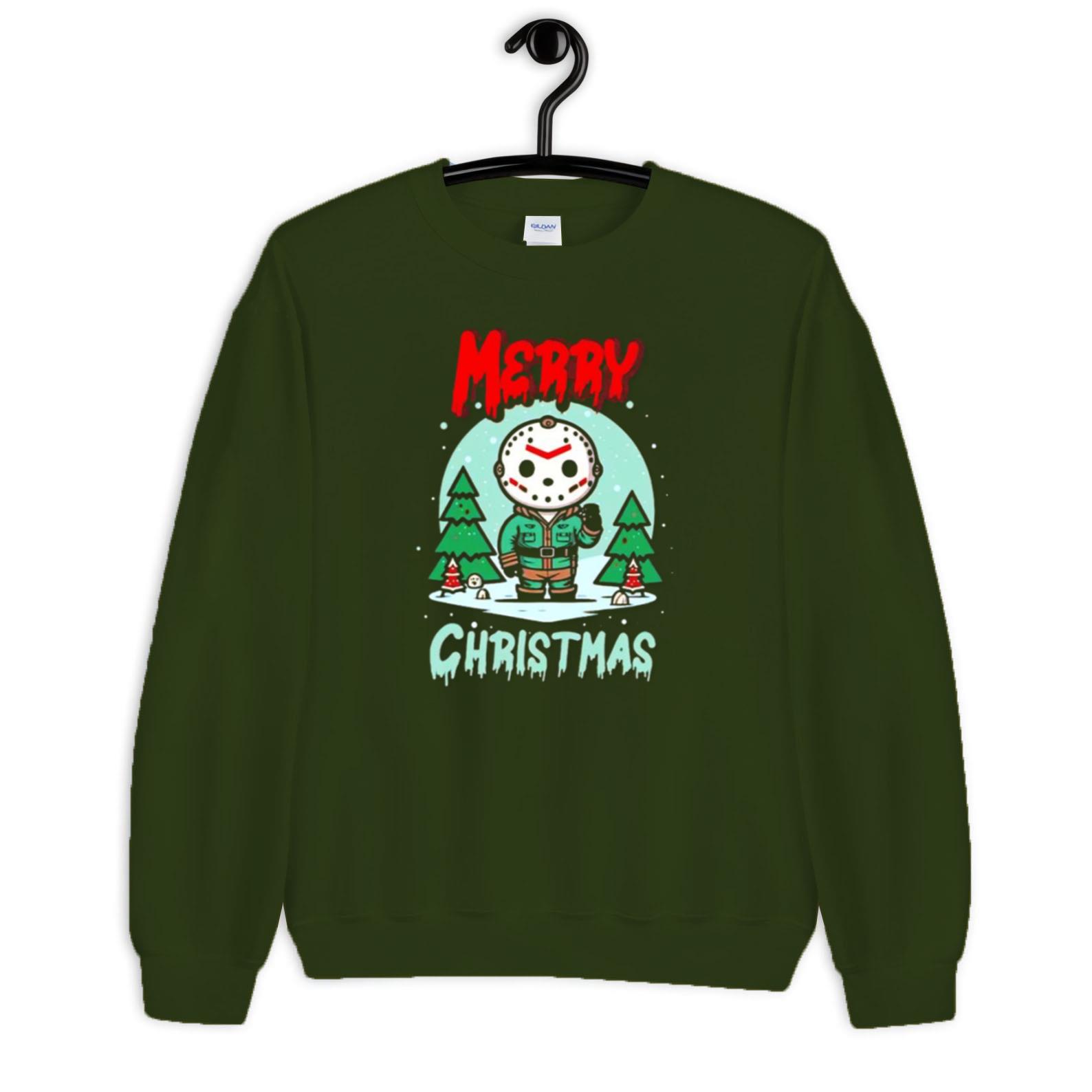 Jason Voorhees Horror Merry Christmas 2024 shirt-removebg-preview ...