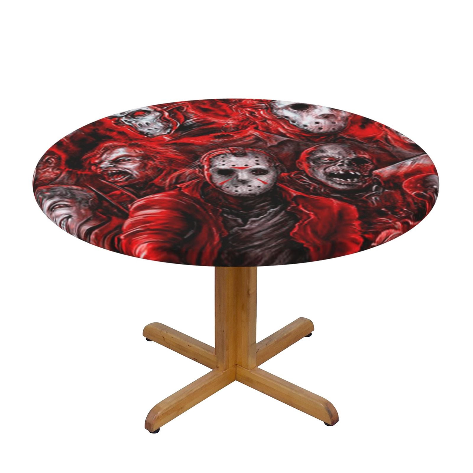 Jason Voorhees Round Tablecloth Washable Picnic Table Cover Decorative ...