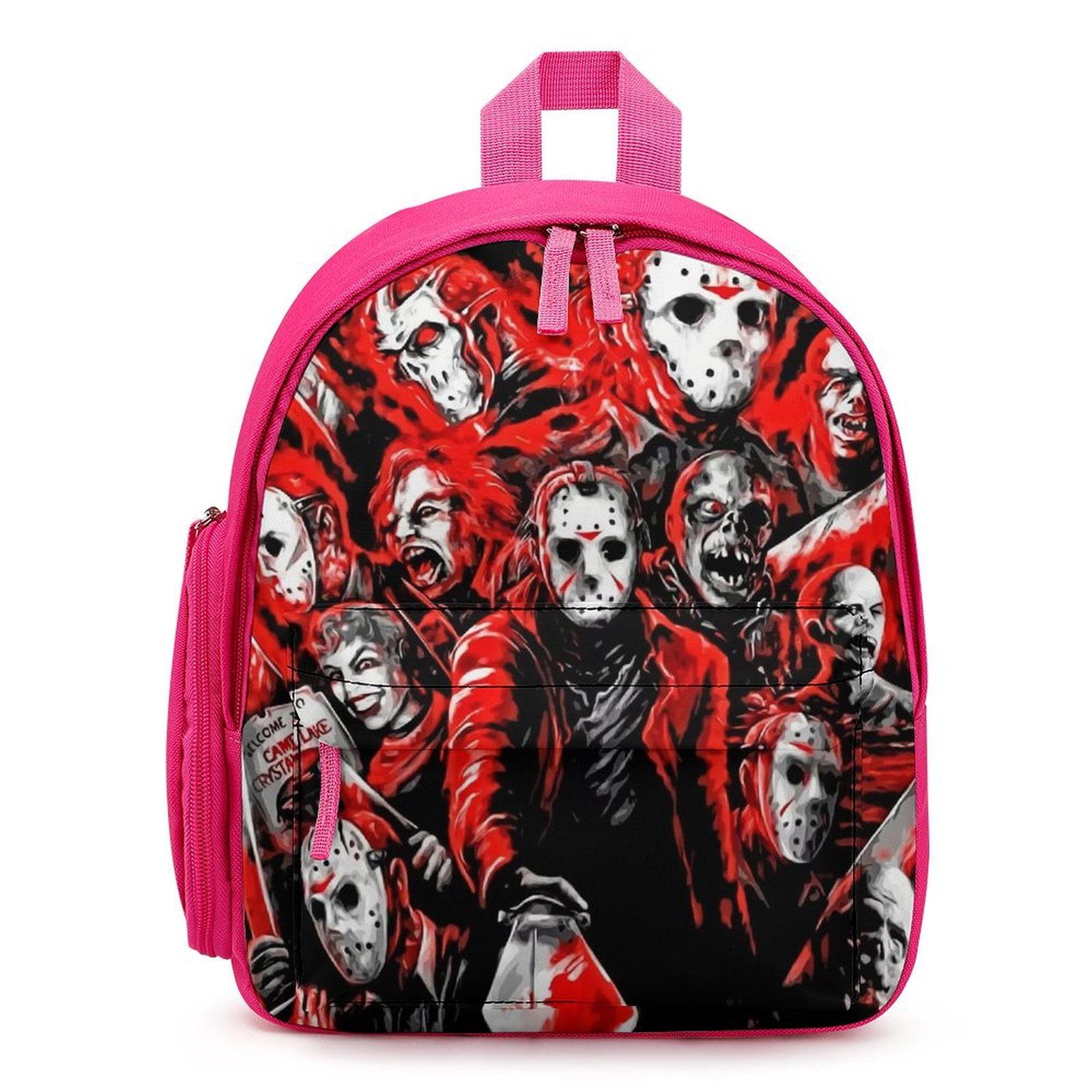 Jason Voorhees School Backpack Cool Bookbag Lightweight Little Cartoon ...