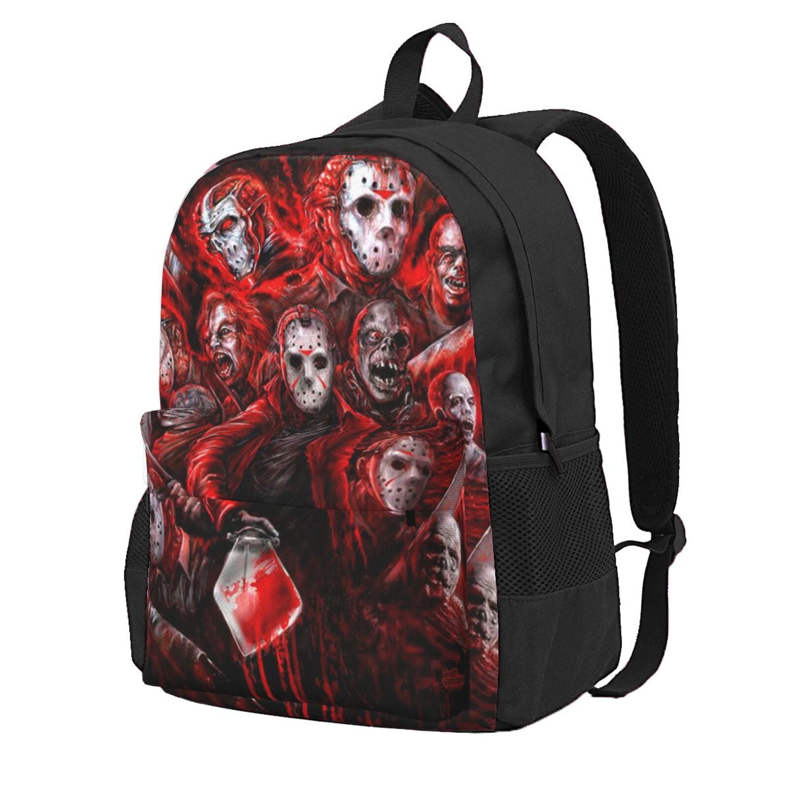 Jason Voorhees School Bag 3D Printing Backpack Cute Large Capacity ...