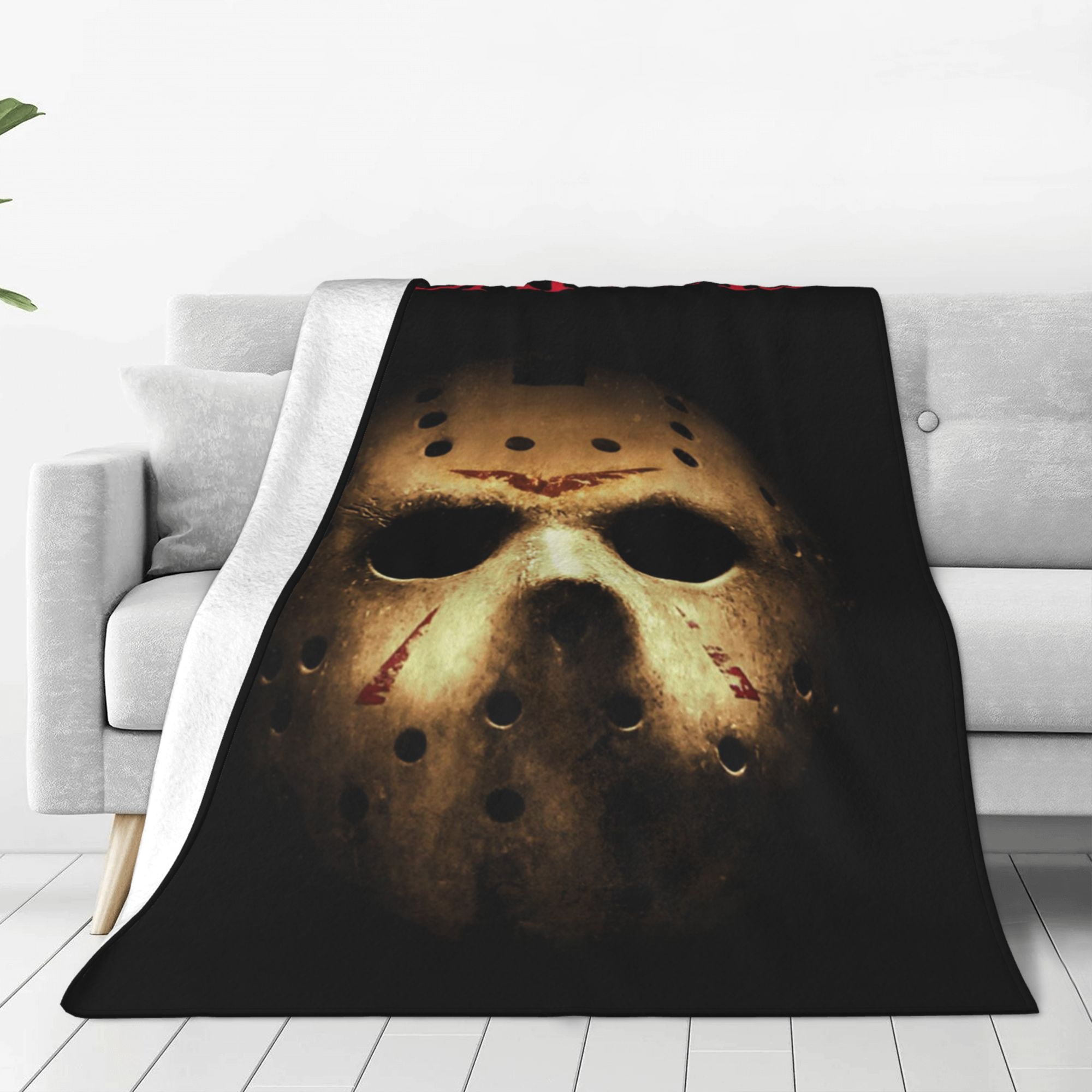 Jason Voorhees Soft Lightweight Bed Blankets Plush Fuzzy Cozy Blanket ...