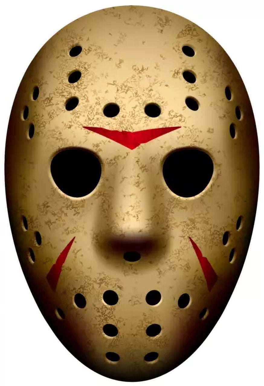 Jason Voorhees Sticker Mask Phone Decal Water Bottle Stickers Car ...