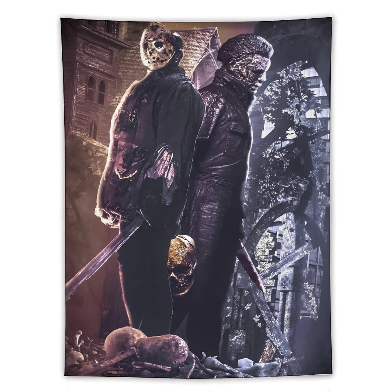Jason Voorhees Tapestry Wall Hanging, Wall Tapestry for Bedroom ...