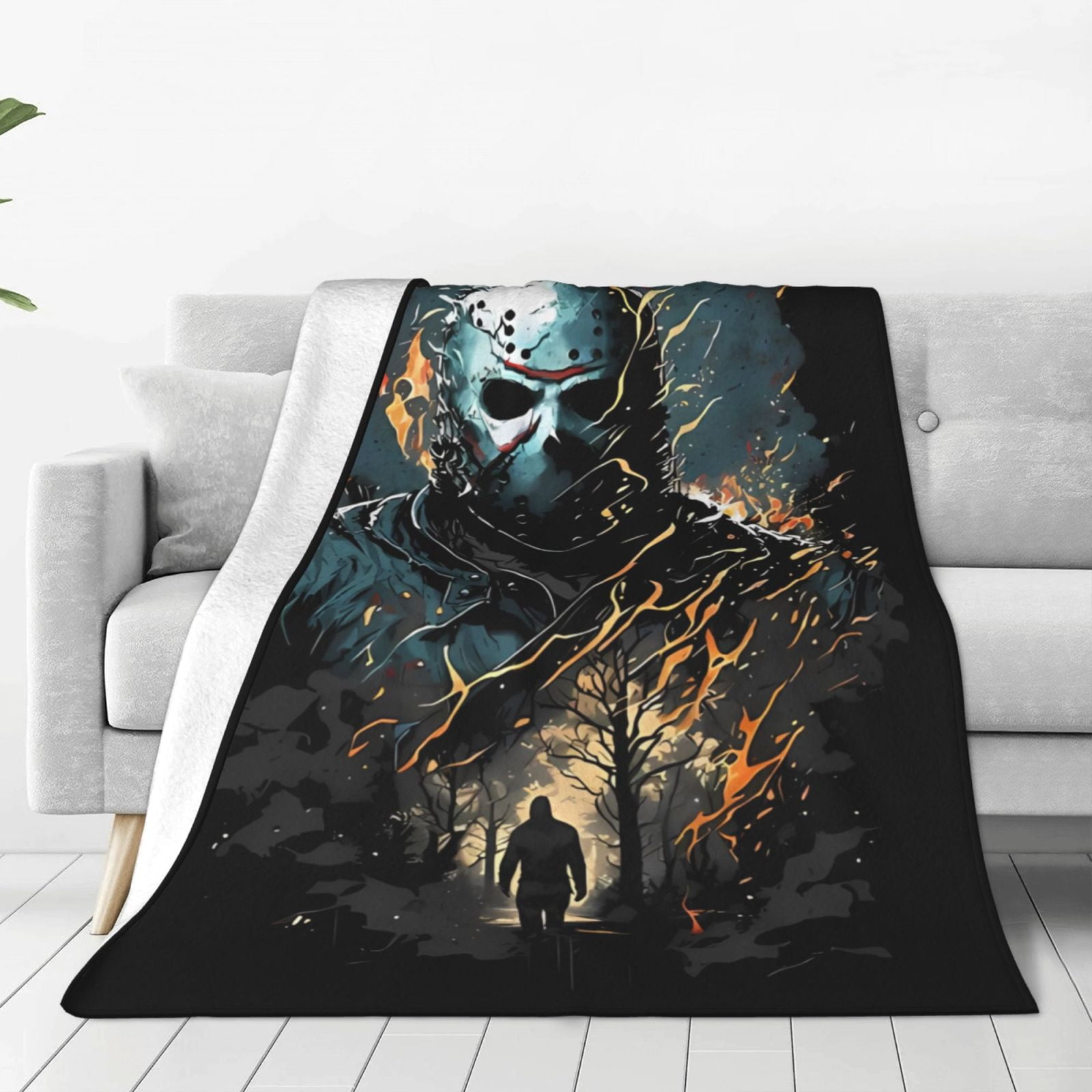 Jason Voorhees Throw Blanket Couch Bed Sofa Soft Lightweight Warm Cozy ...