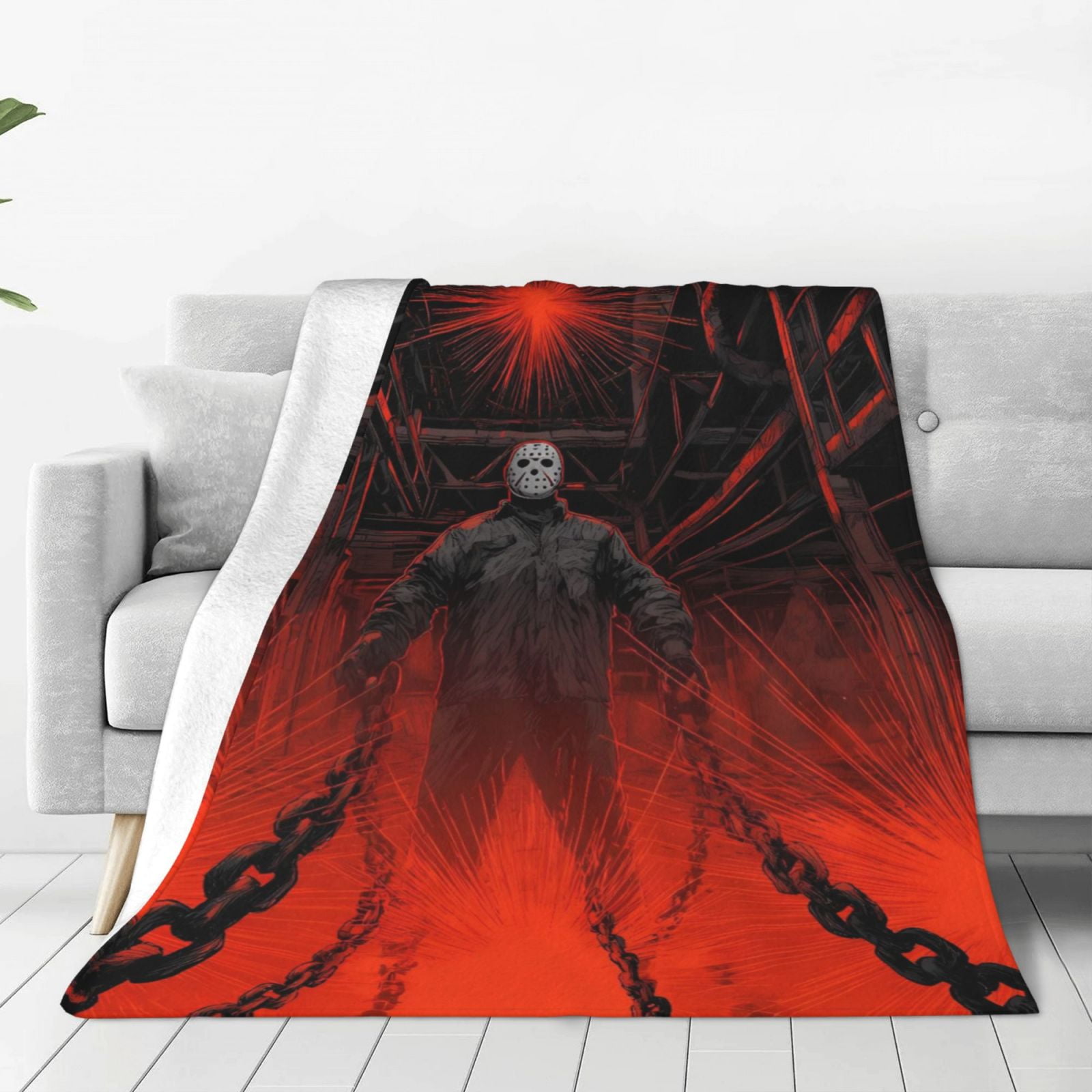 Jason Voorhees Throw Blanket Couch Bed Sofa Soft Lightweight Warm Cozy ...
