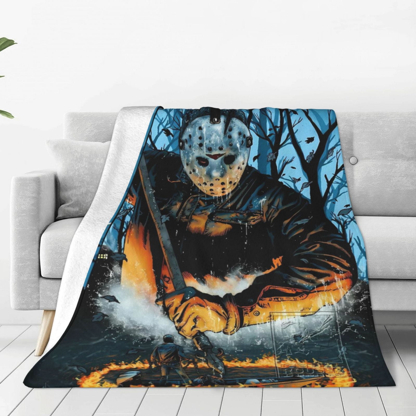 Jason Voorhees Throw Blanket Couch Bed Sofa Soft Lightweight Warm Cozy ...