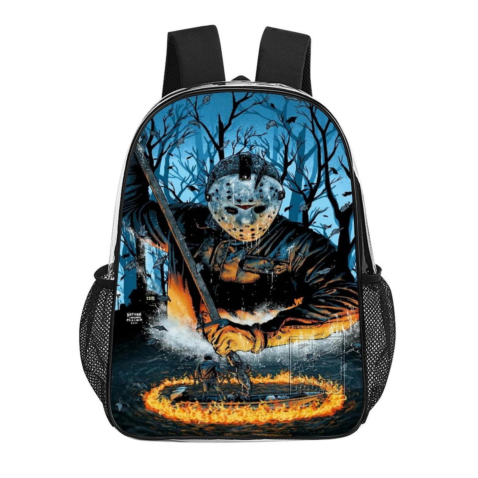Jason Voorhees Transparent Bag 17 inch Heavy Duty PVC Clear Backpacks ...