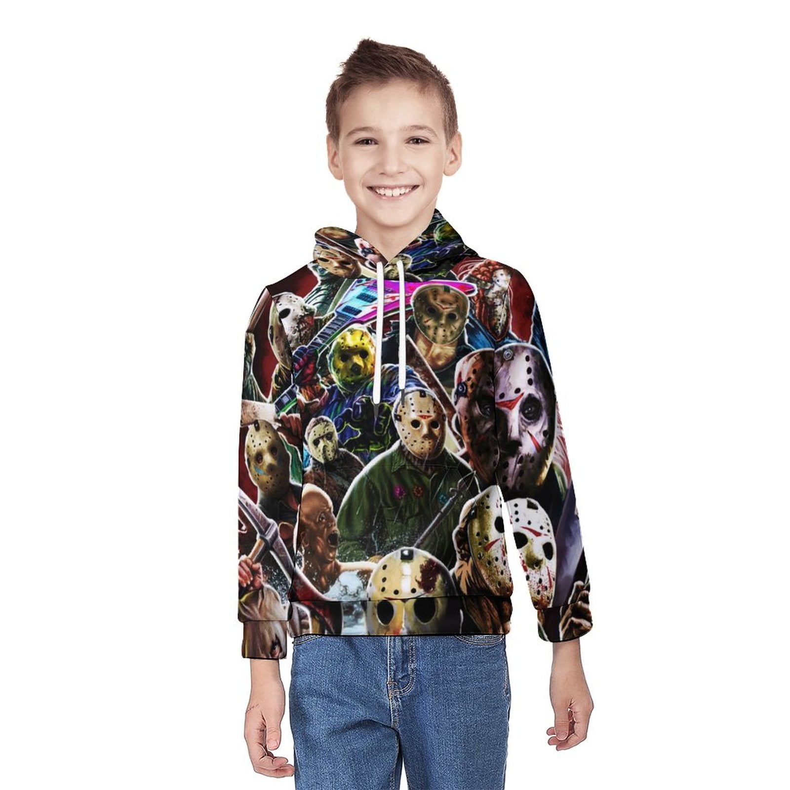 Jason Voorhees Unisex Sweater Boys Girls Sweatshirt 3D Printed Pullover ...