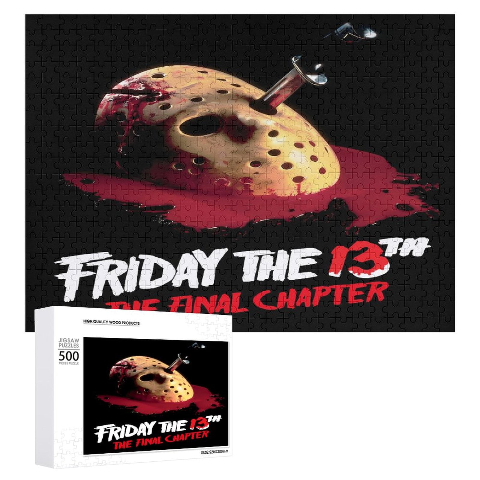 Jason Voorhees Wooden Picture Puzzle-Eco-Friendly Wood, Educational Toy ...