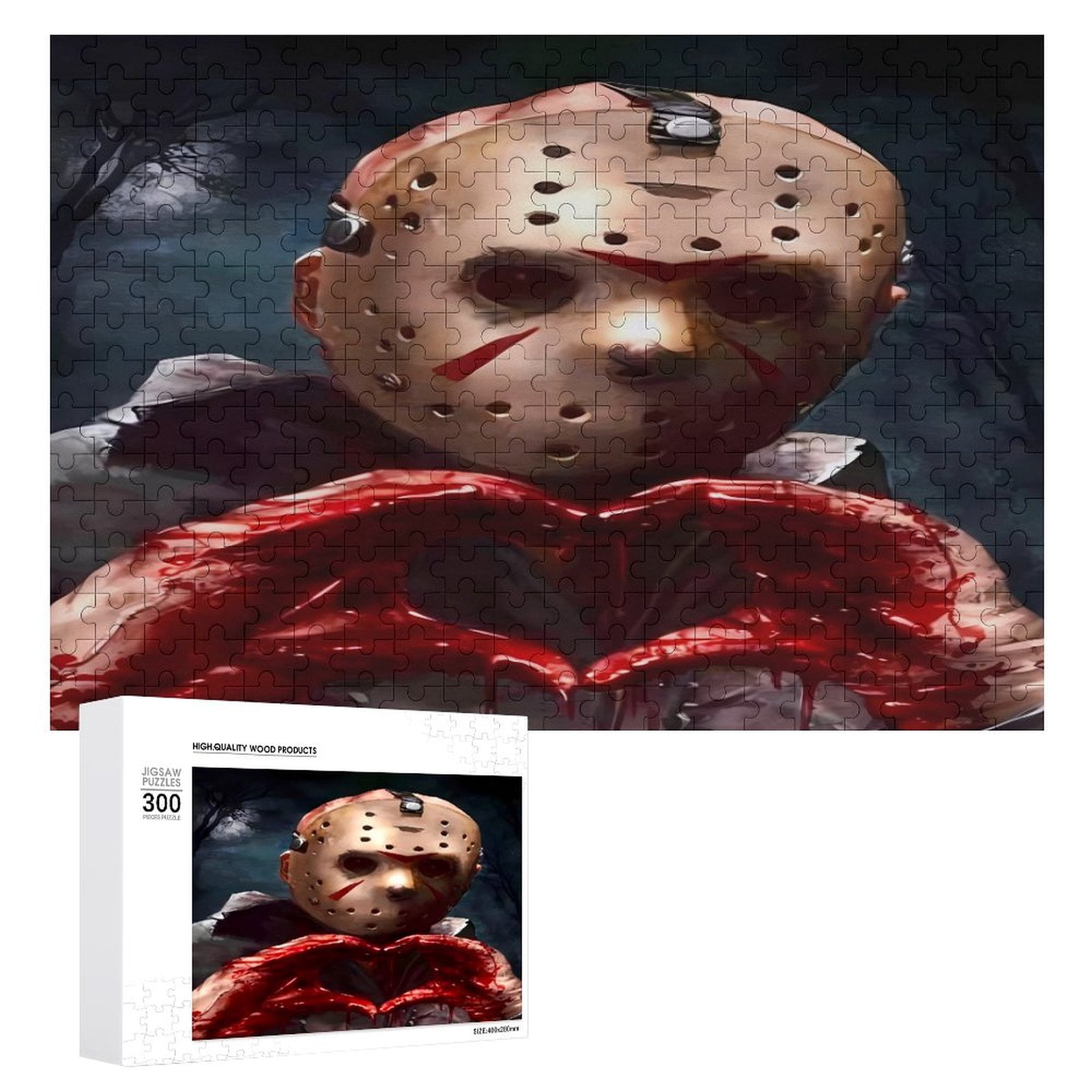 Jason Voorhees Wooden Picture Puzzle-Eco-Friendly Wood, Educational Toy ...