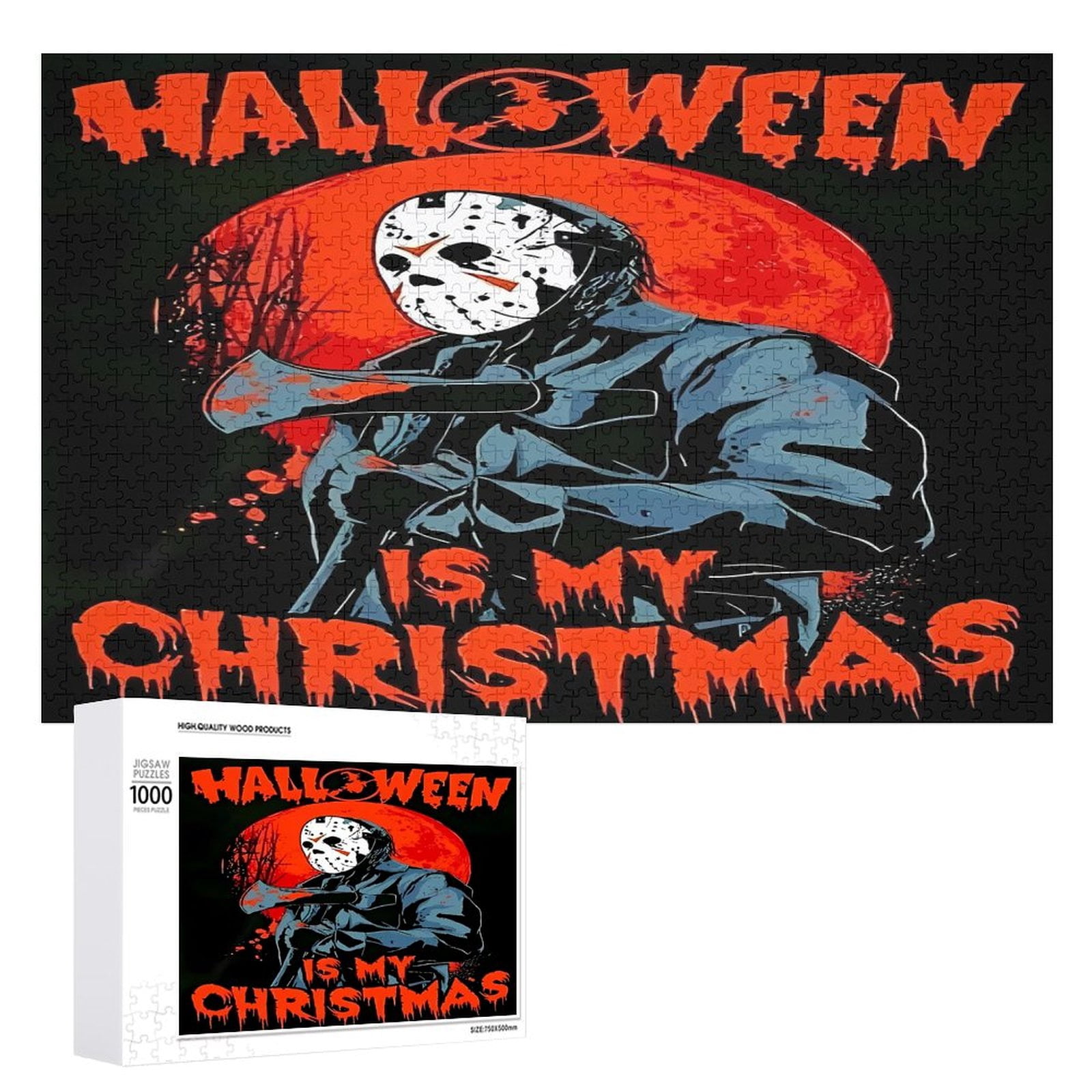 Jason Voorhees Wooden Picture Puzzle-Eco-Friendly Wood, Educational Toy ...