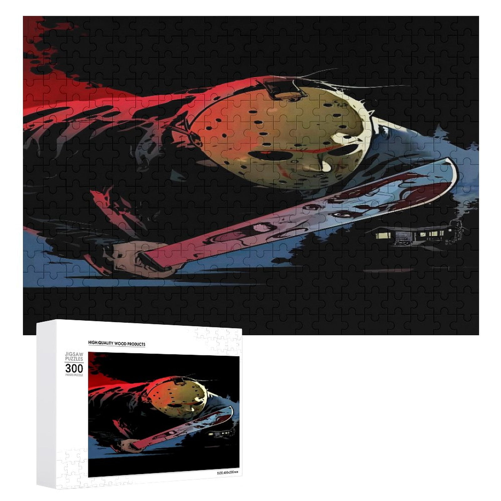 Jason Voorhees Wooden Picture Puzzle-Eco-Friendly Wood, Educational Toy ...