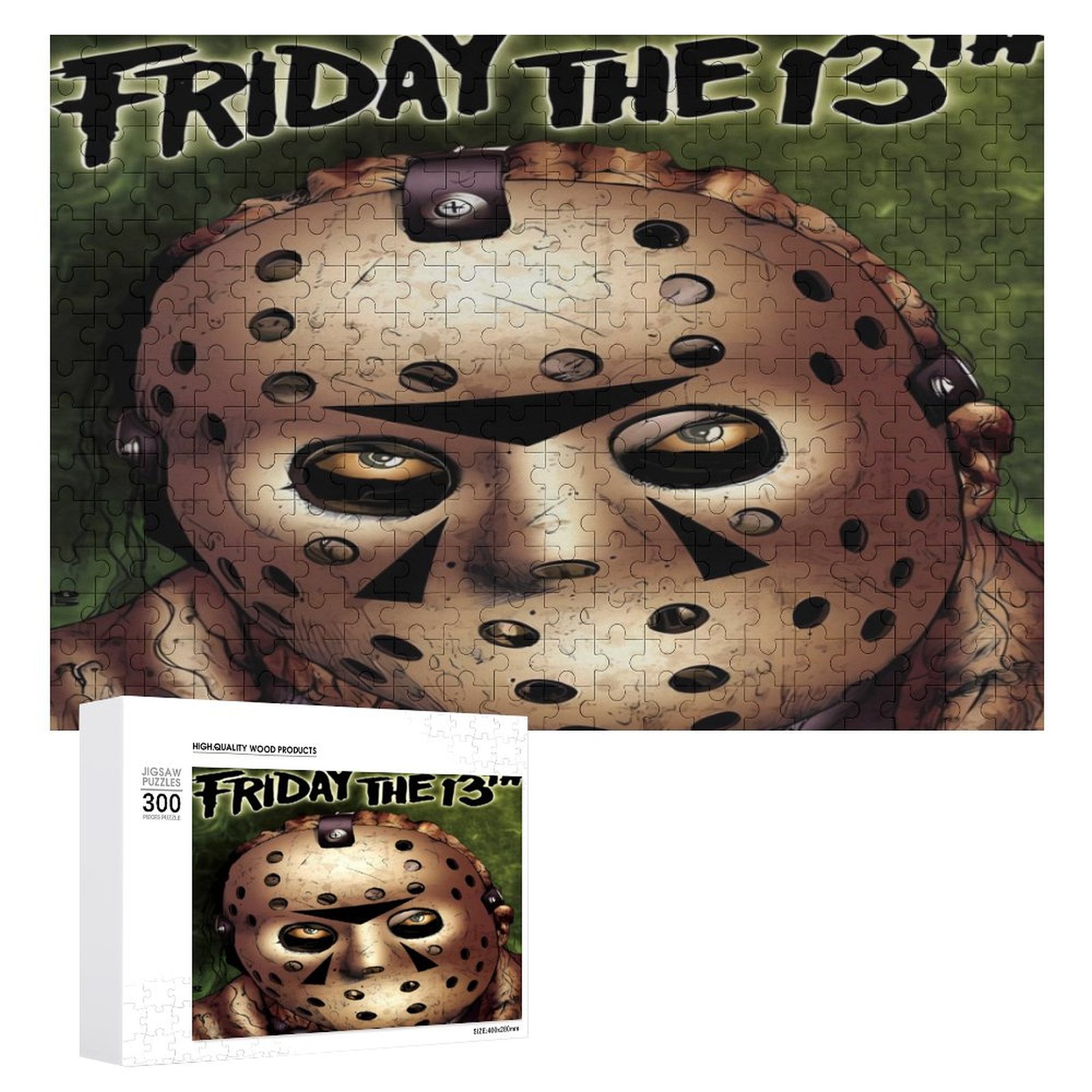 Jason Voorhees Wooden Picture Puzzle-Eco-Friendly Wood, Educational Toy ...