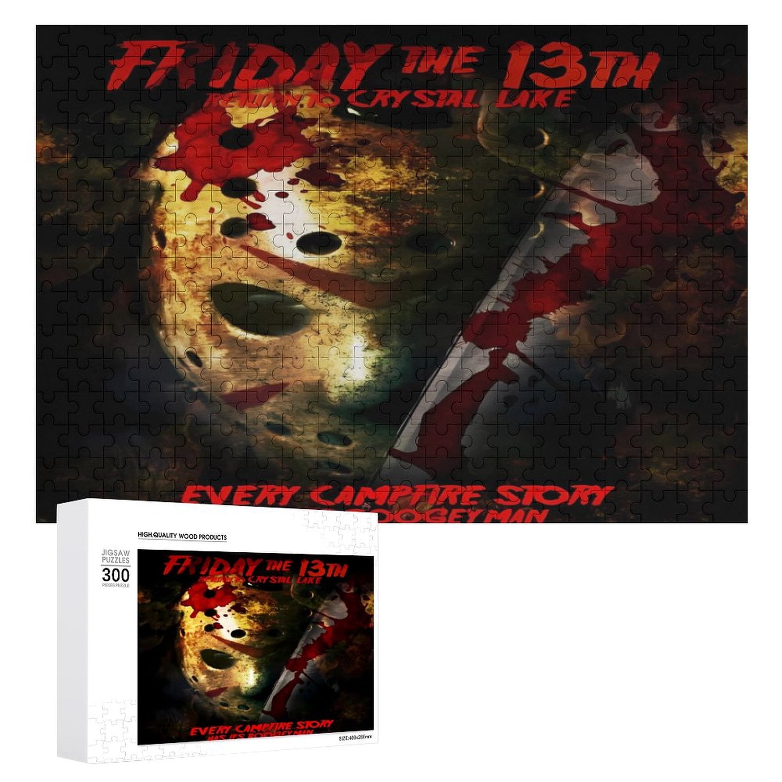 Jason Voorhees Wooden Picture Puzzle-Eco-Friendly Wood, Educational Toy ...