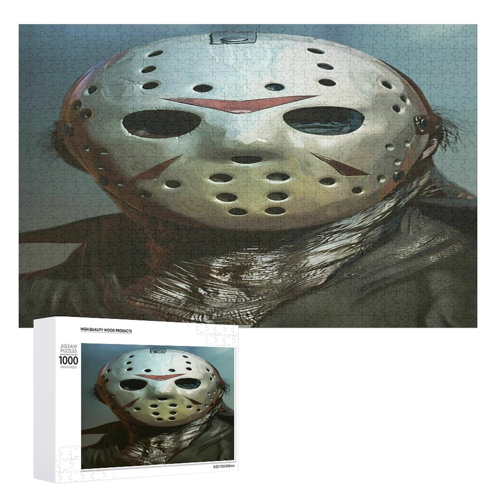 Jason Voorhees Wooden Picture Puzzle-Eco-Friendly Wood, Educational Toy ...