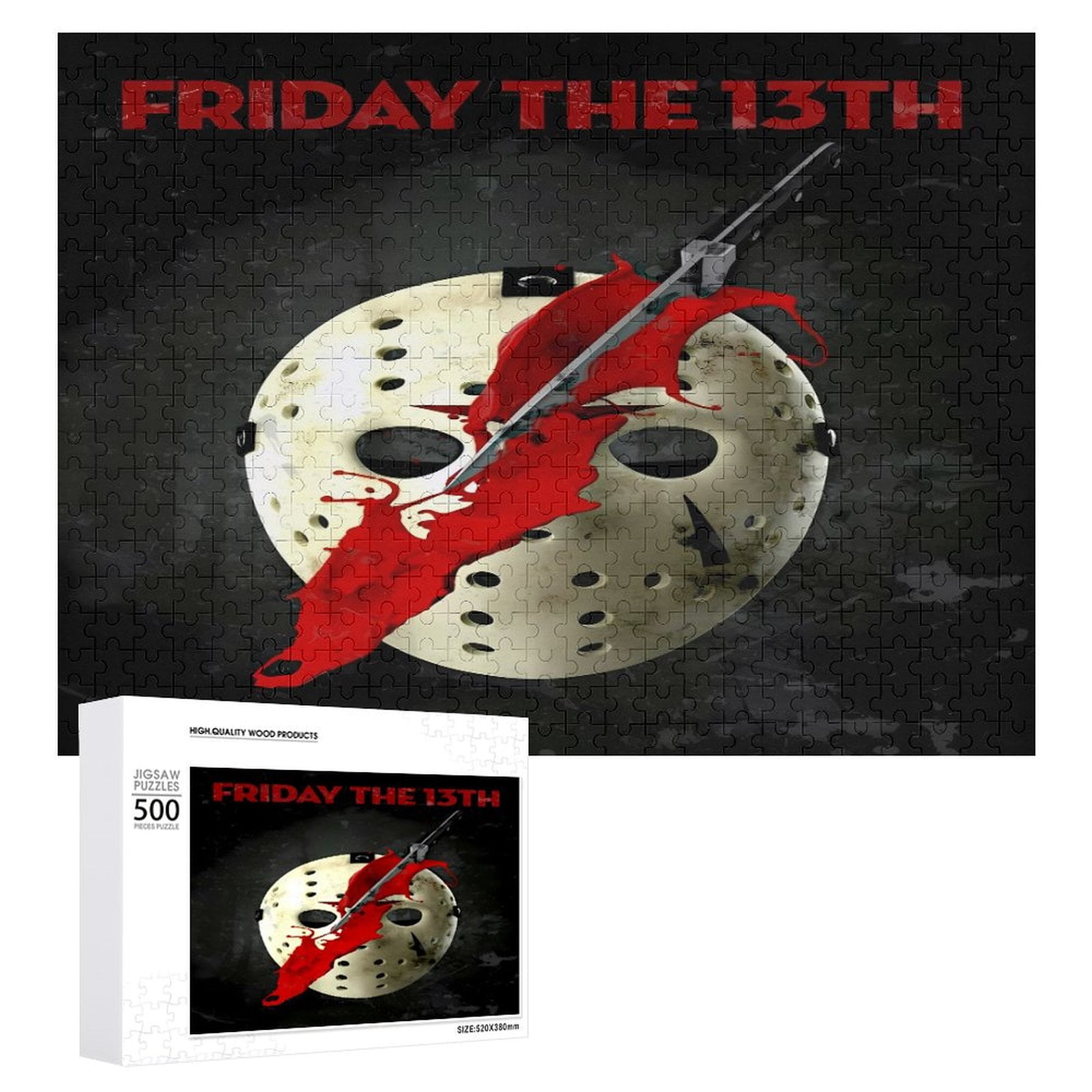 Jason Voorhees Wooden Picture Puzzle-Eco-Friendly Wood, Educational Toy ...