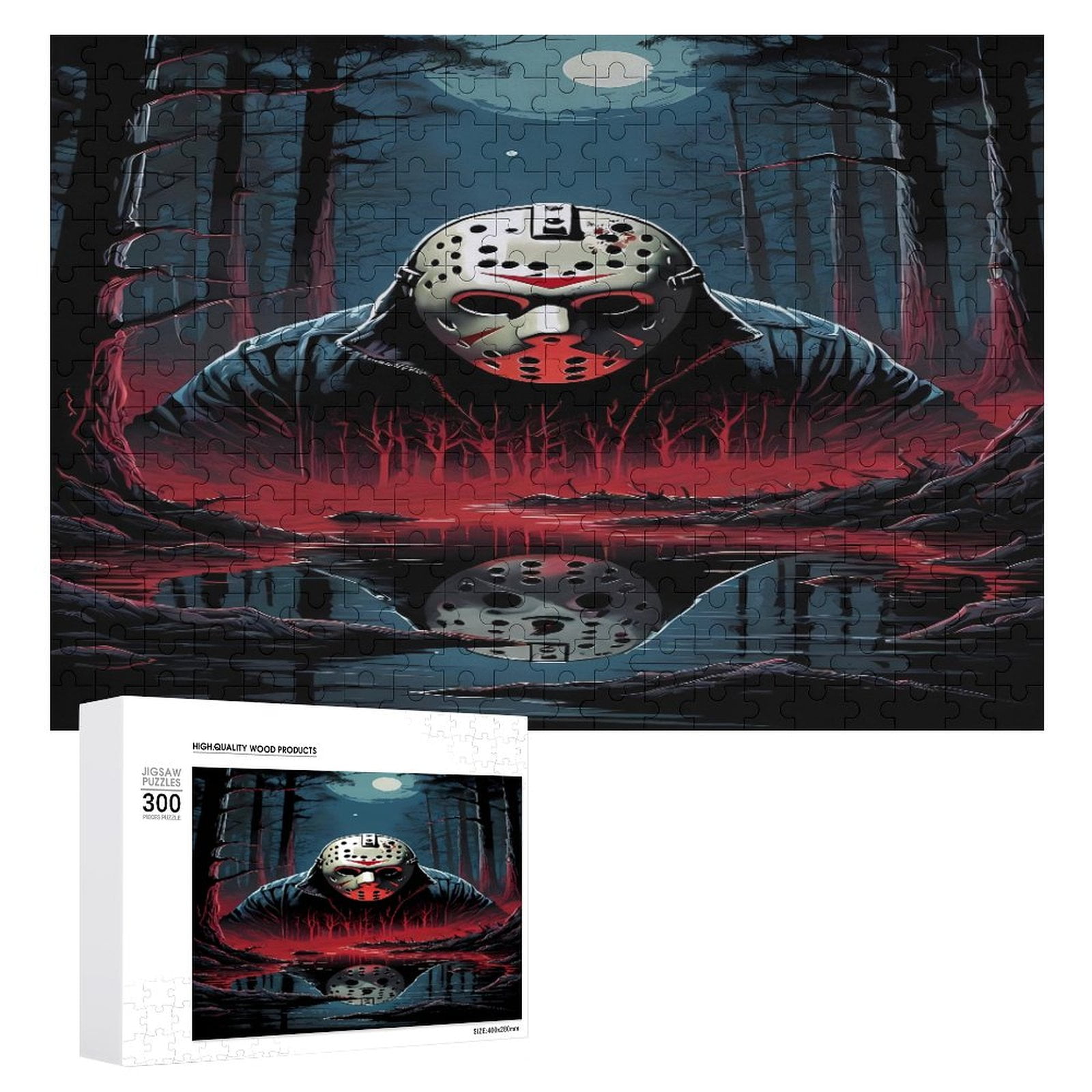 Jason Voorhees Wooden Picture Puzzle-Eco-Friendly Wood, Educational Toy ...