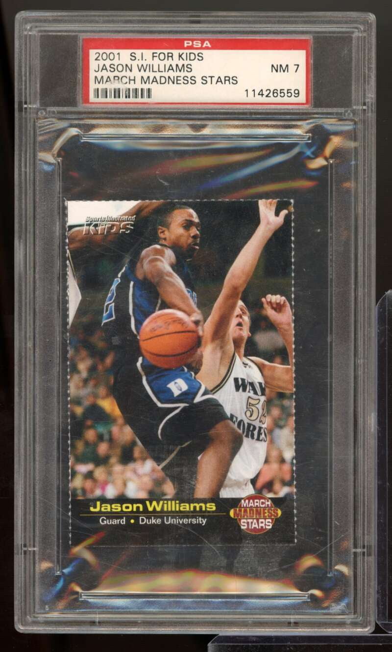 Jason Williams Rookie Card 2001 S.I. For Kids # PSA 7 (read) - Walmart.com