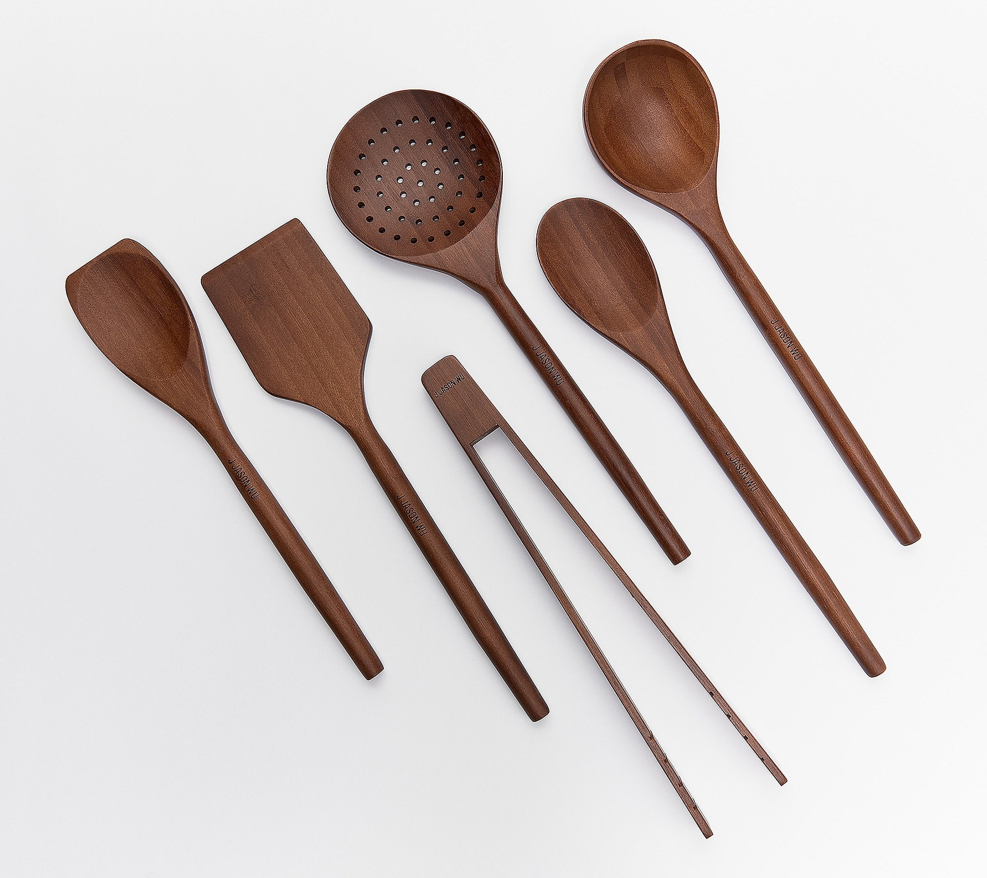 Jason Wu 6-Piece Stained Bamboo Utensil Set Utensil Set - Walmart.com