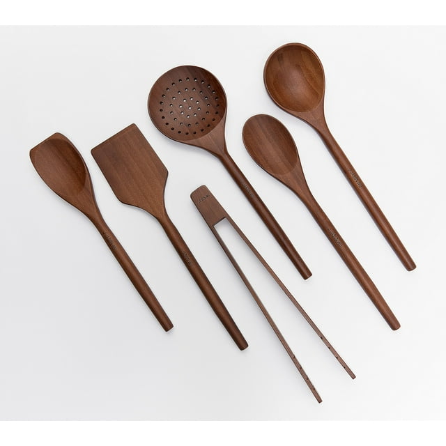 Jason Wu 6-Piece Stained Bamboo Utensil Set Utensil Set - Walmart.com