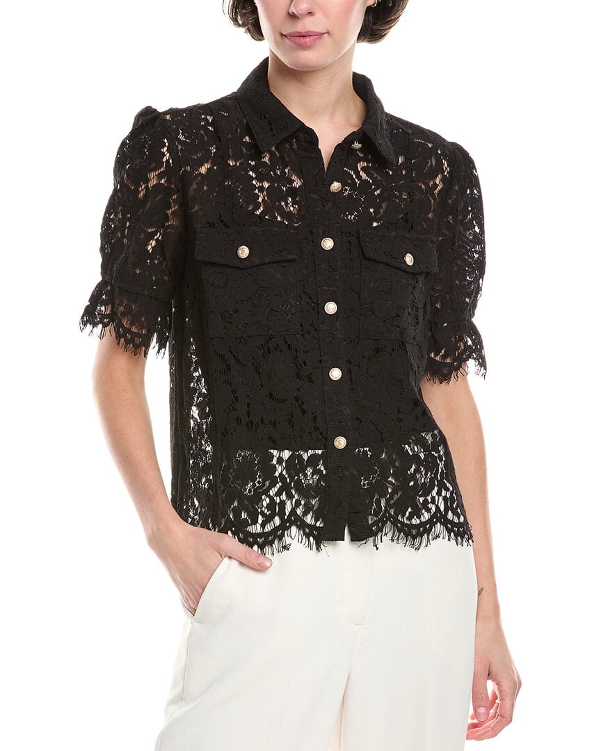 Jason Wu womens Lace Top, xs, Black - Walmart.com