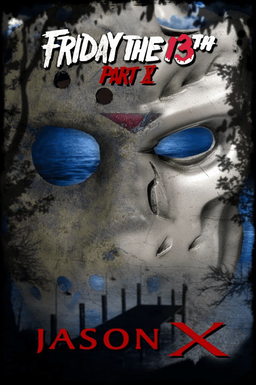 Jason X (2001) Movie Poster 24x36 Sci-Fi Horror, Jason Voorhees in ...