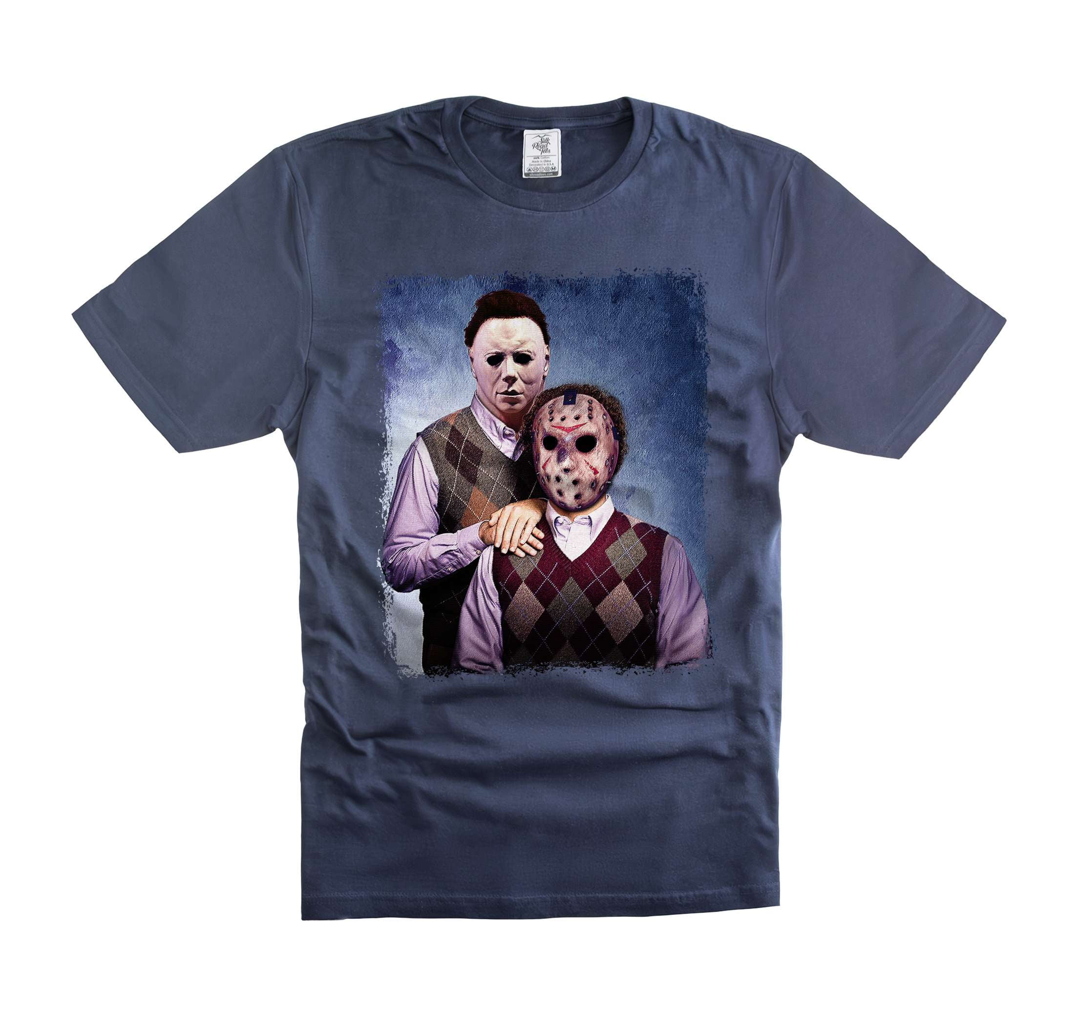 Jason and Michael Halloween Step Brothers Movie T-Shirt, Michael Myers ...