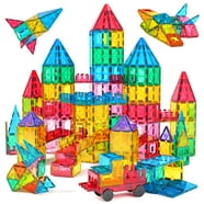 Little Pi Toys Princess Castle Magnetic Building Blocks Playset - 102 ...