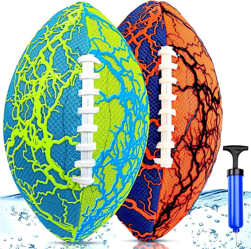 Jasonwell Pool Beach Water Football - 2 Pack Waterproof Football Strong ...