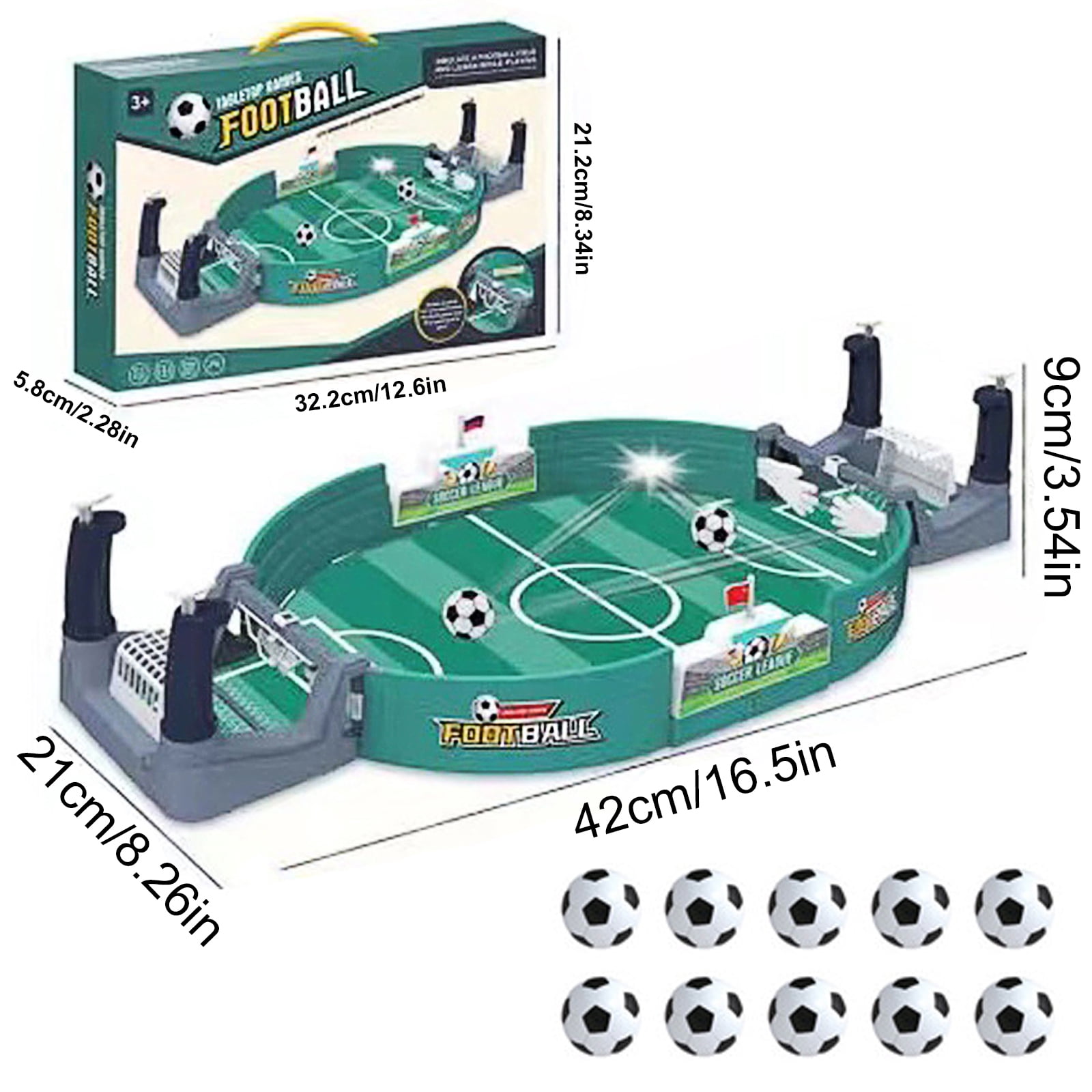 Jaspee Mini Football Table Interactive Game,Hand-Eye Coordination ...