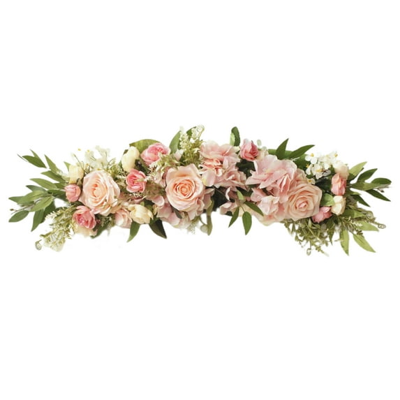 Jaspee Roses Door Decorations Artificial Flower Wreath Party Adornment ...