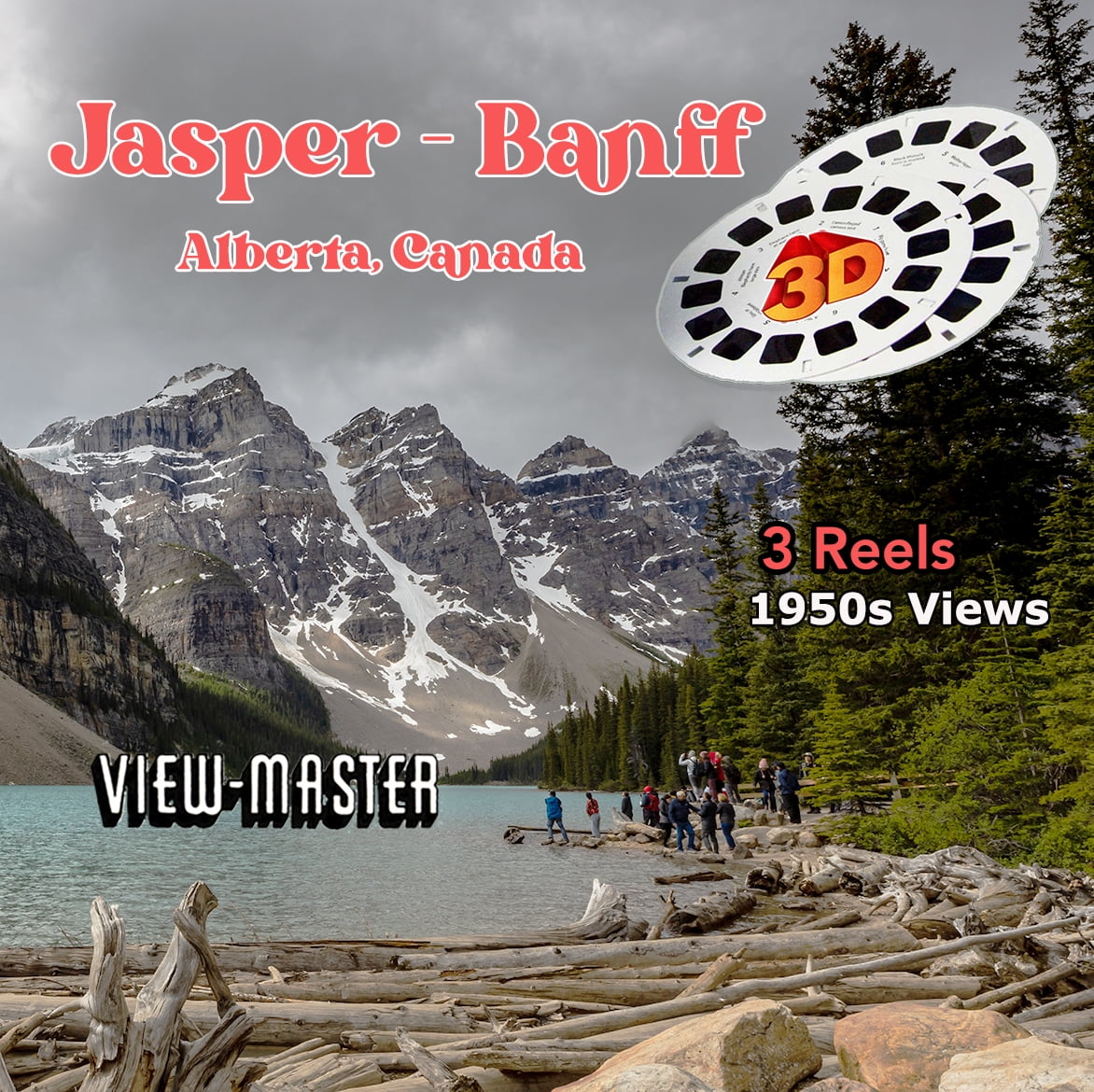 Jasper - Banff - Alberta Canada - Vintage Classic View-Master - 1950s ...