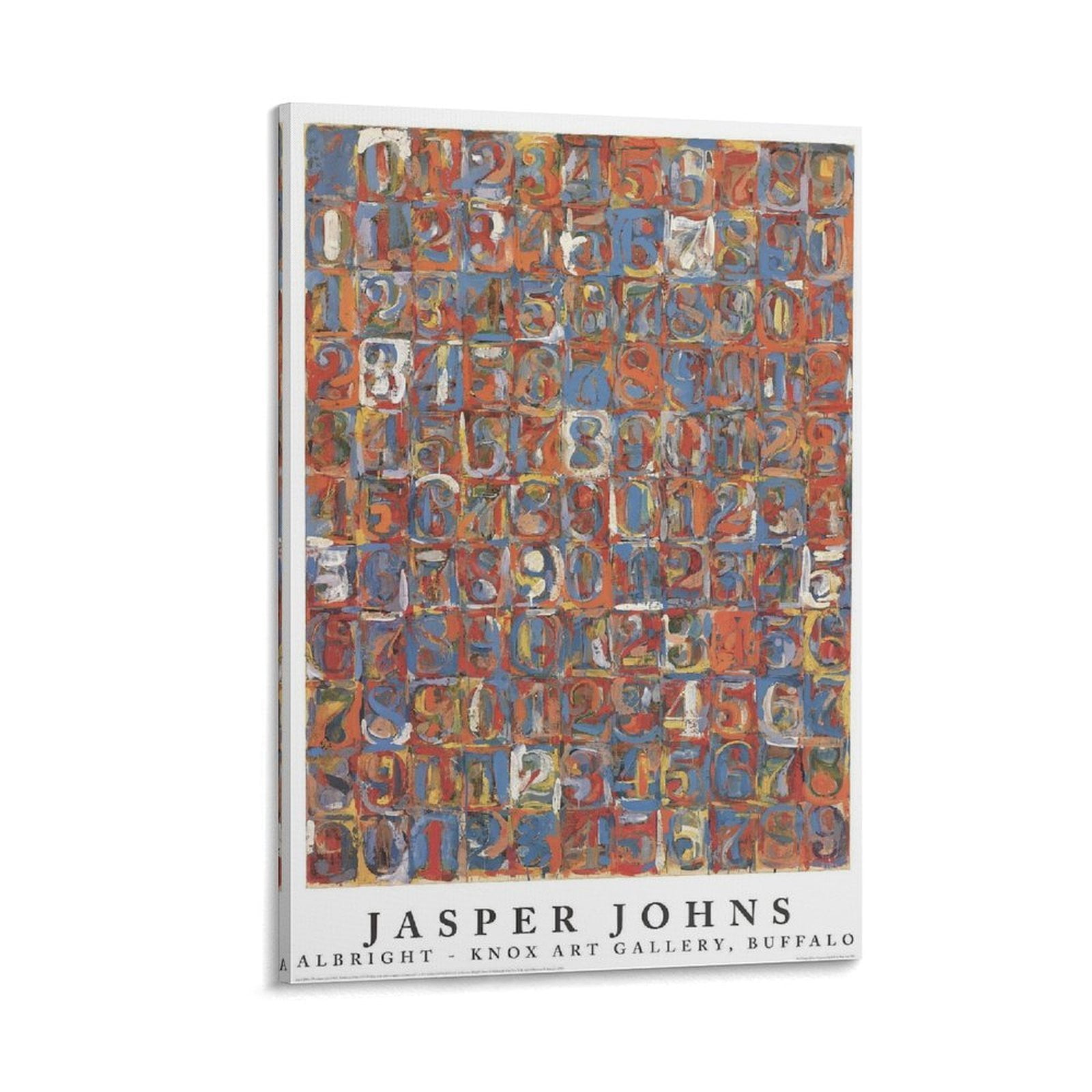 Jasper Johns Is An American Painter，Numbers in Color，Abstract Oil ...