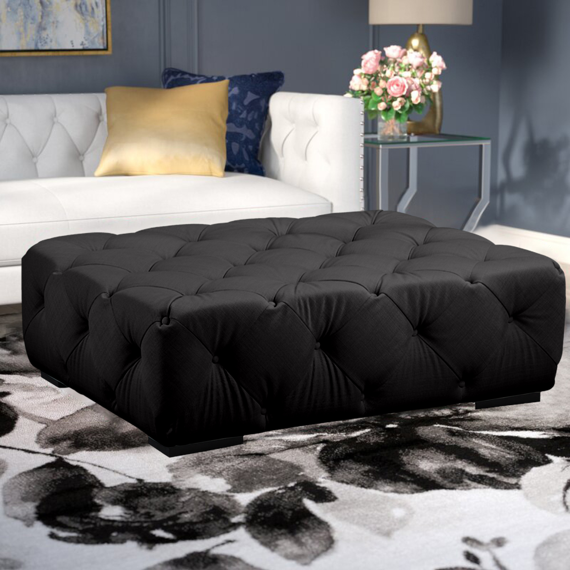 Jasper Rectangular Ottoman - Walmart.com