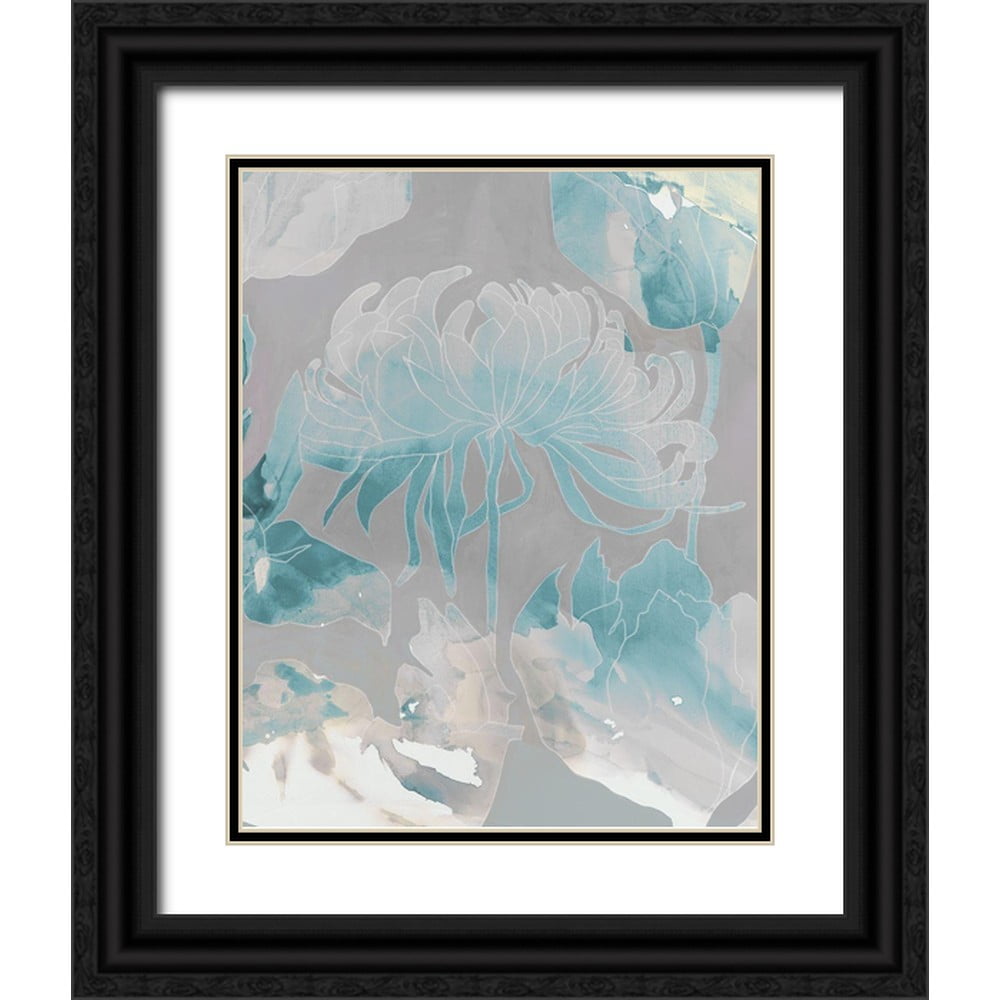 Jasper, Sisa 12x14 Black Ornate Wood Framed with Double Matting Museum ...