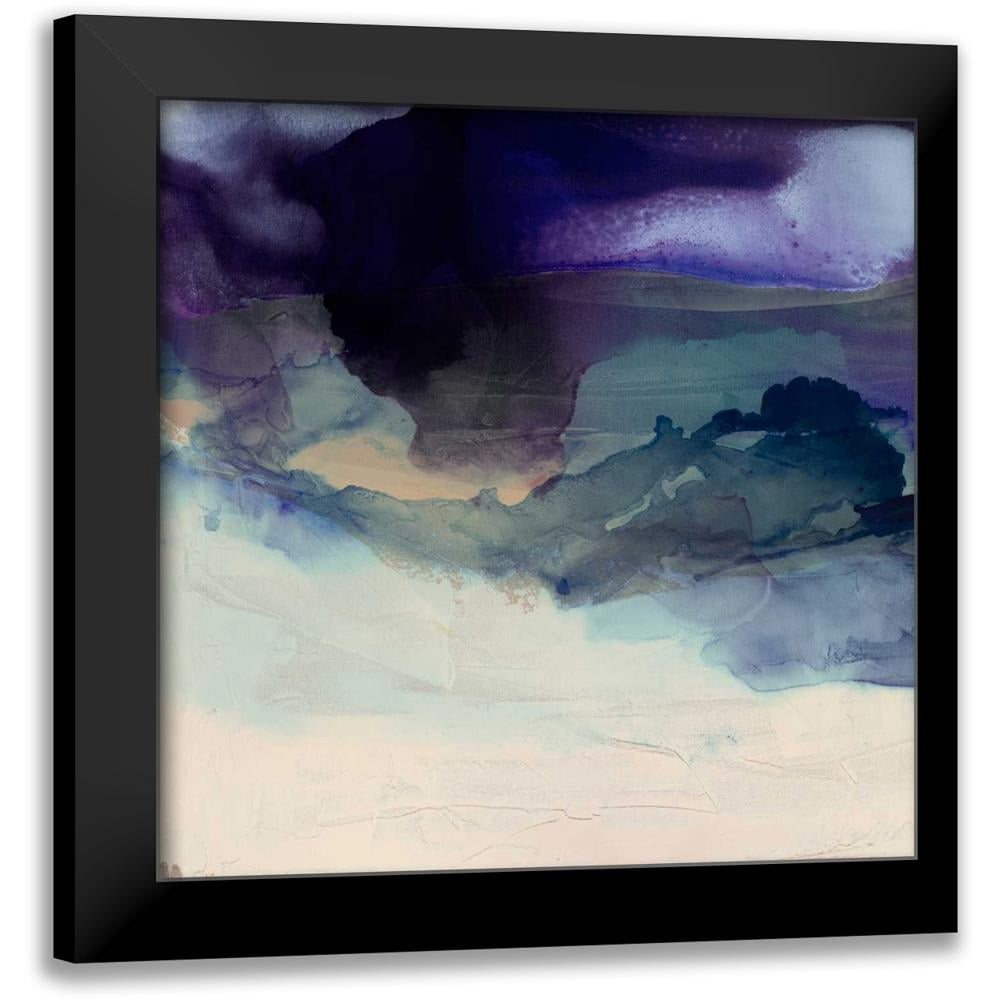 Jasper, Sisa 15x15 Black Modern Framed Museum Art Print Titled - Purple ...