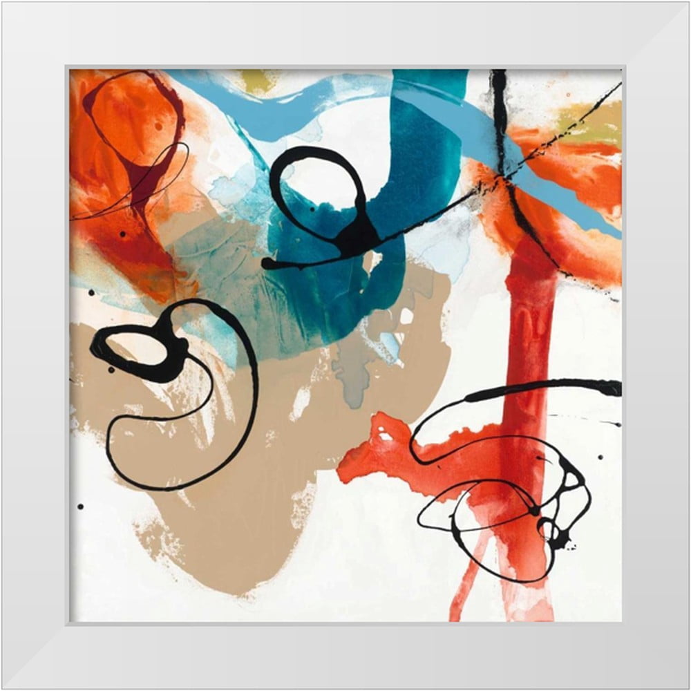 Jasper, Sisa 20x20 White Modern Wood Framed Museum Art Print Titled ...