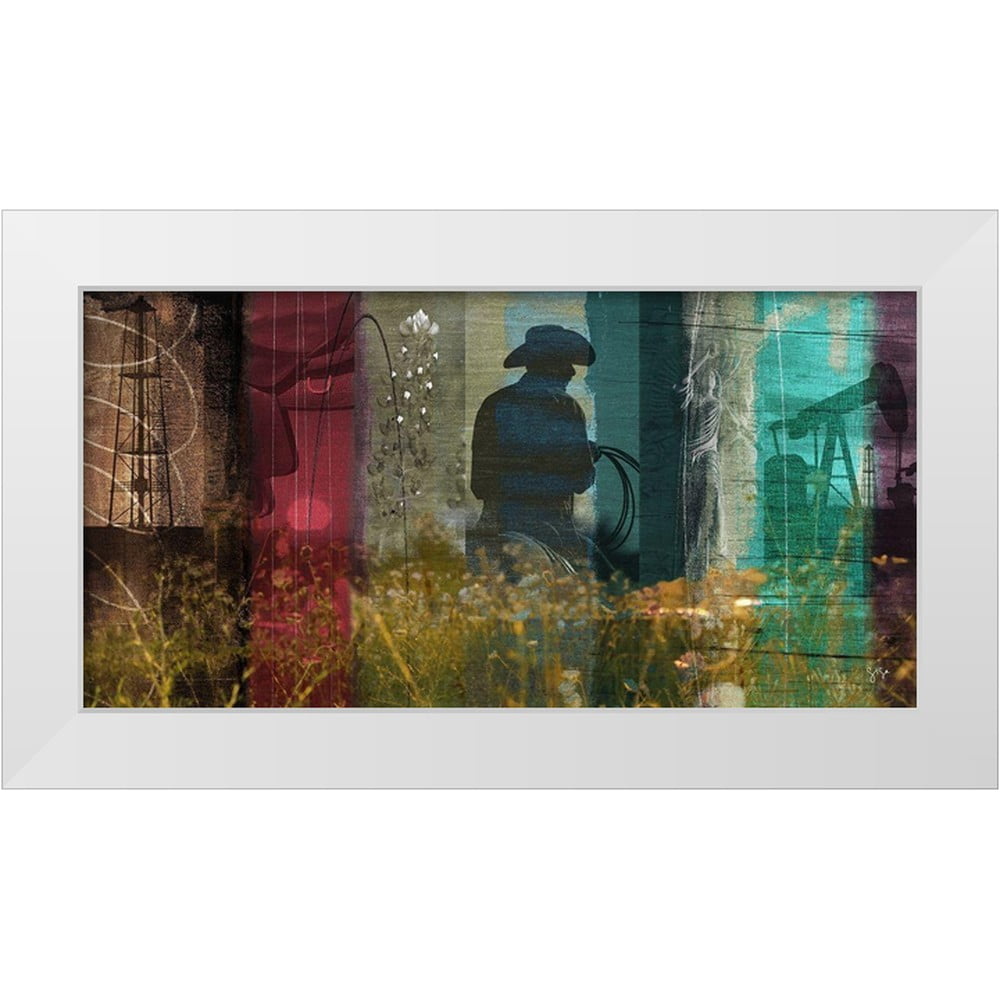 Jasper, Sisa 24x14 White Modern Wood Framed Museum Art Print Titled ...