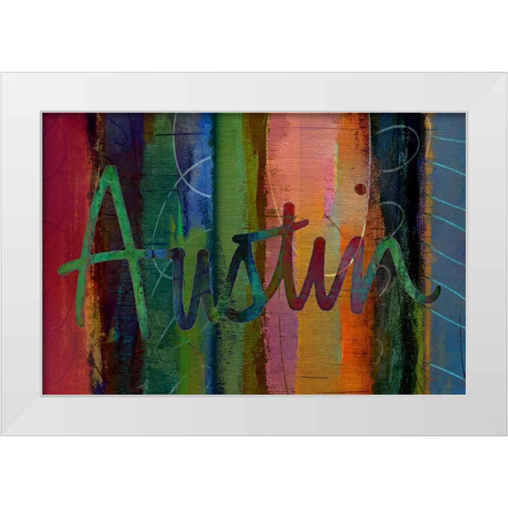 Jasper, Sisa 24x17 White Modern Wood Framed Museum Art Print Titled ...