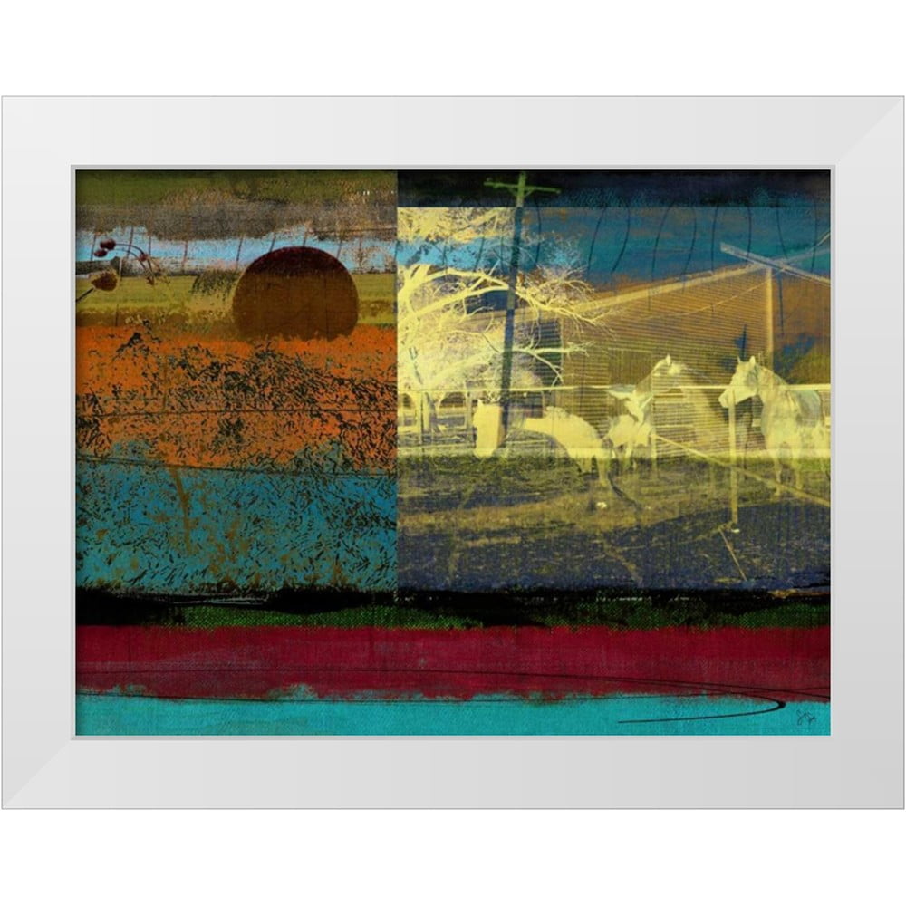 Jasper, Sisa 24x19 White Modern Wood Framed Museum Art Print Titled ...