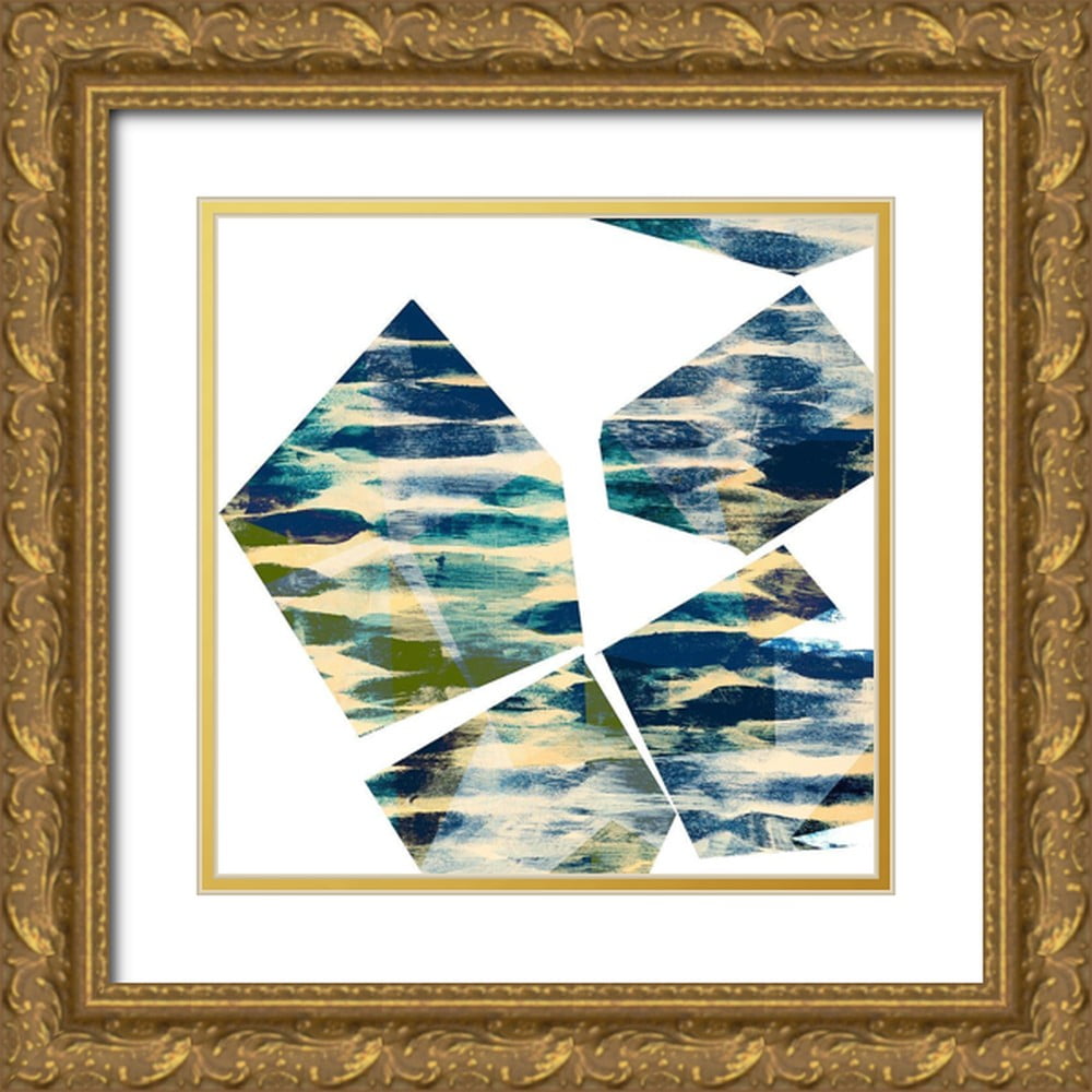 Jasper, Sisa 26x26 Gold Ornate Wood Framed with Double Matting Museum ...