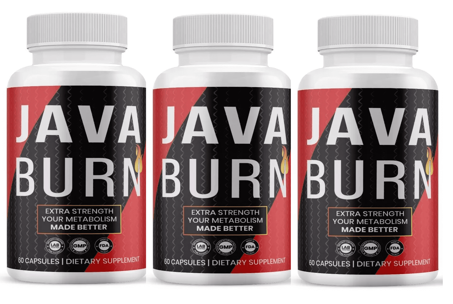 Java Burn Powerful Formula , Maximum Strength 60 Capsules [3 Pack] - Walmart.com
