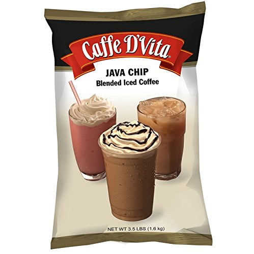 Java Chip Latte Blended Ice Coffee - Java Chip Frappe Mix, Blended Iced ...