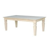 International Concepts Java Coffee Table Unfinished - Walmart.com