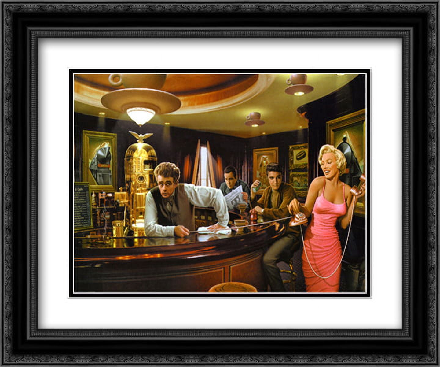 Java Dreams 2x Matted 18x15 Black Ornate Framed Art Print by Chris ...