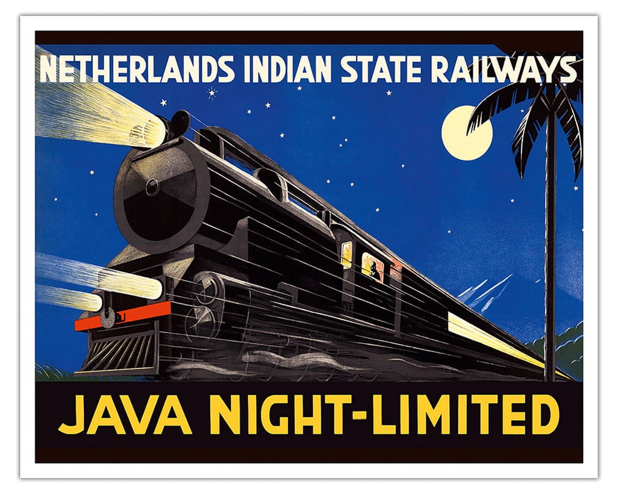 Java Dutch East Indies - Java Night-Limited - Netherlands Indian State ...
