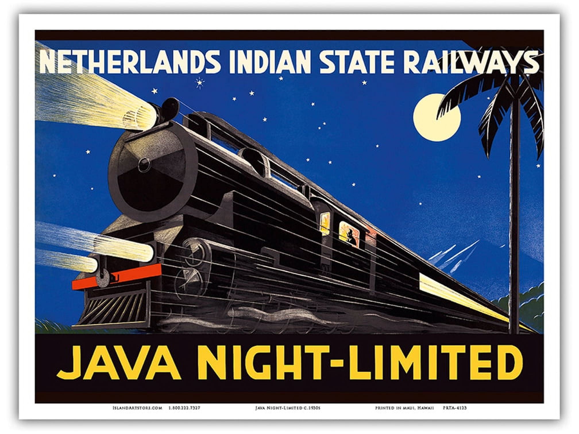 Java Dutch East Indies - Java Night-Limited - Netherlands Indian State ...