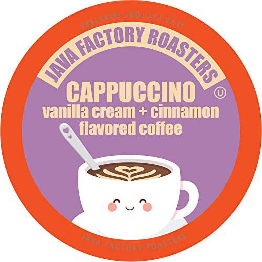 Java Factory Coffee Pods Vanilla Cream and Cinnamon Flavored Coffee for ...
