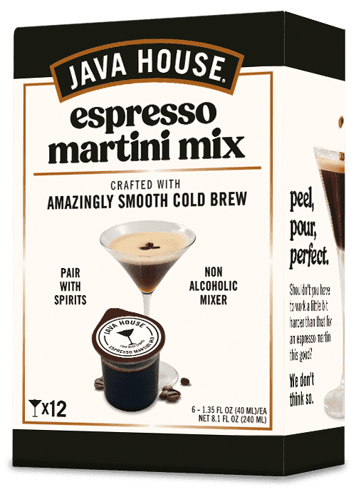 Java House, Cold Brew Espresso Martini Pods, 6 pack, Make 12 cocktails ...