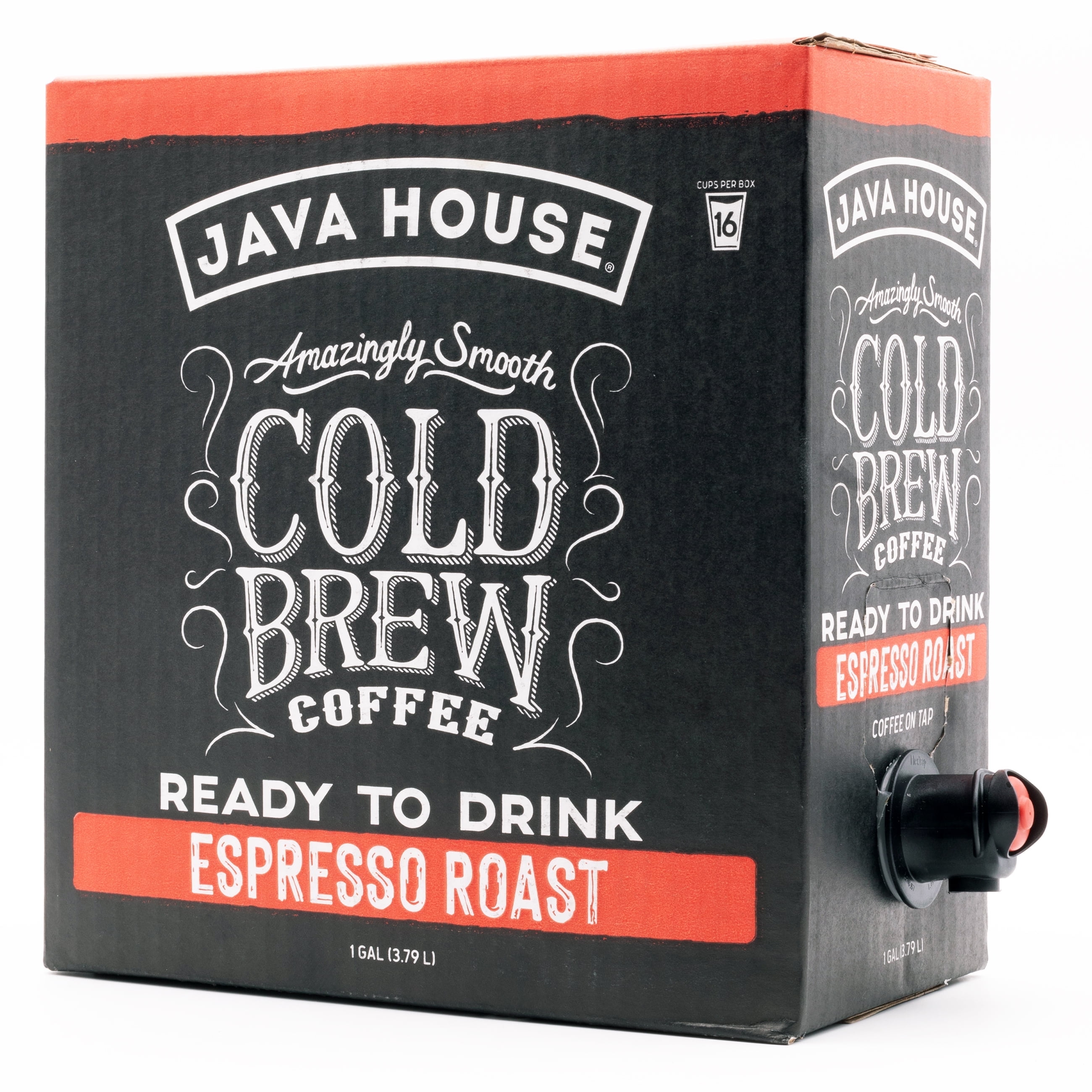 Java House Cold Brew Coffee on Tap – Premium 100% Arabica Dark Roast ...